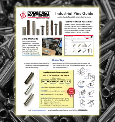 Prospect Fastener Industrial Pins Guide